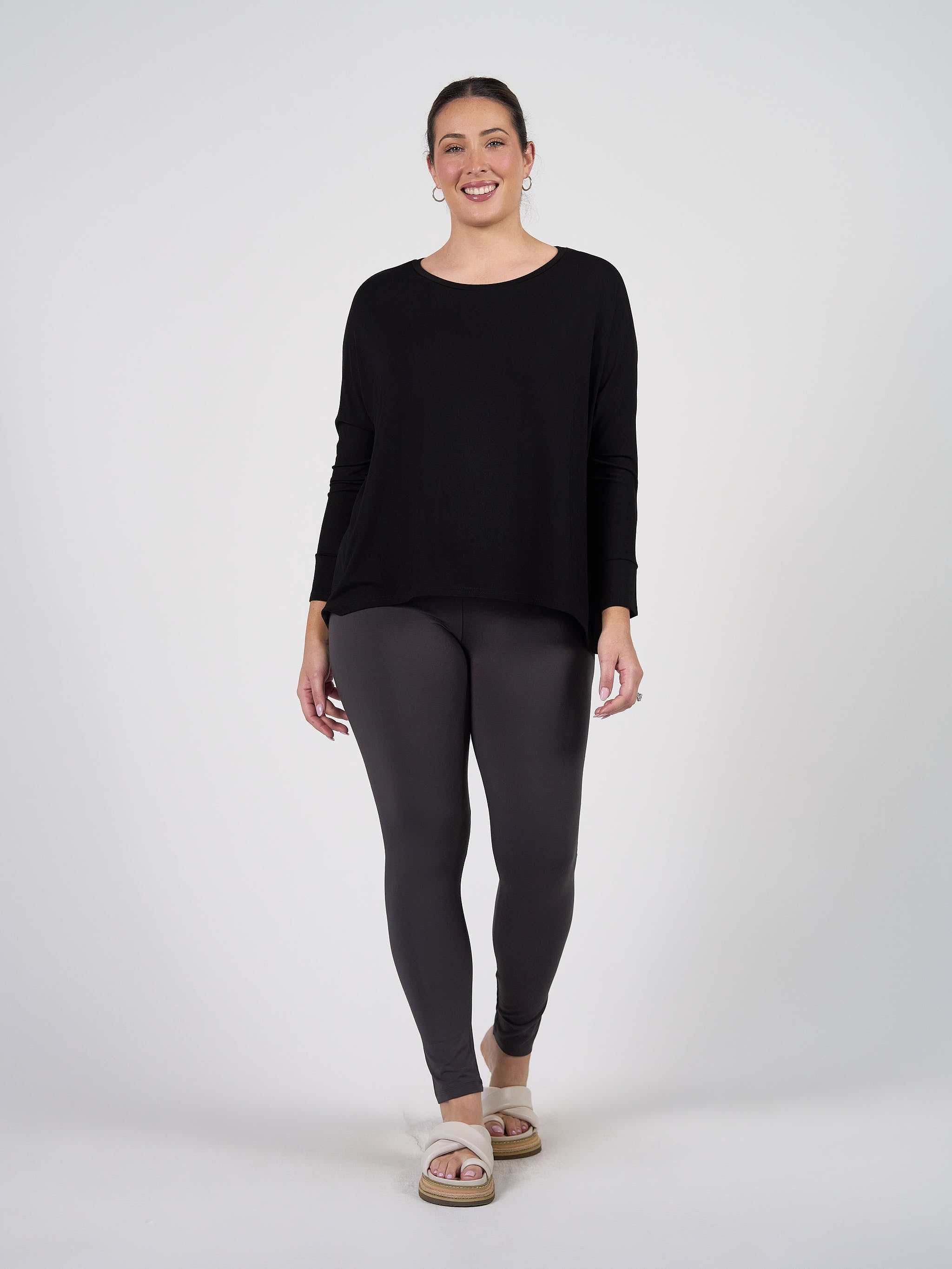 Gina Long Sleeve Bamboo Top | Sustainable Fashion – Lou Lou Australia